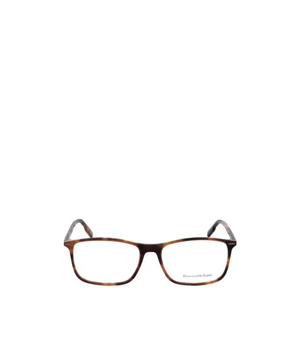 Zegna Rectangle Frame Eyeglasses - White