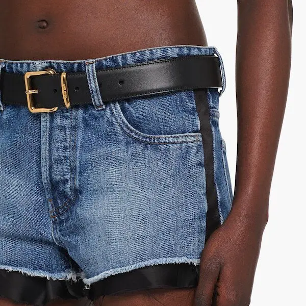 Miu Miu Denim Shorts - Blue