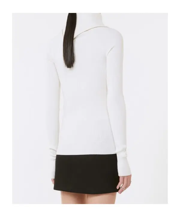Sportmax Pinna Zip-detailed Jumper