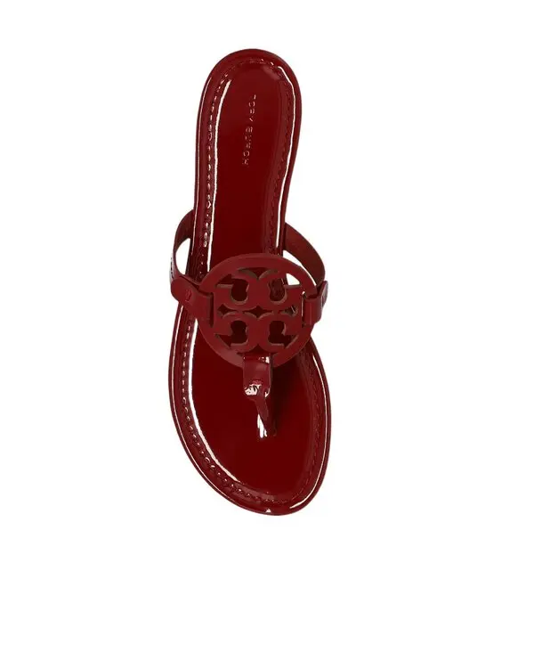 Tory Burch Miller Logo-plaque Thong Sandals - Red