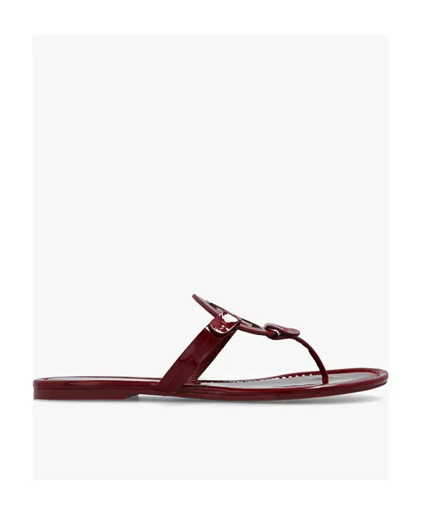 Tory Burch Miller Logo-plaque Thong Sandals - Red