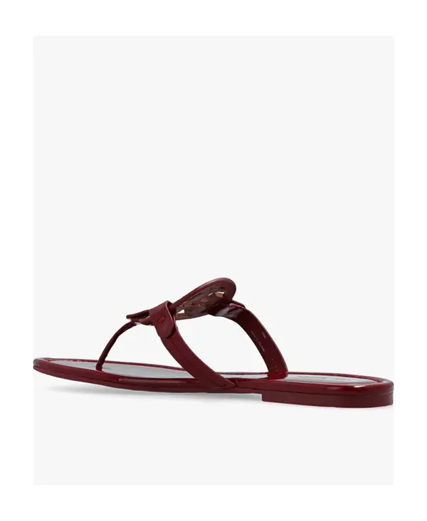 Tory Burch Miller Logo-plaque Thong Sandals - Red