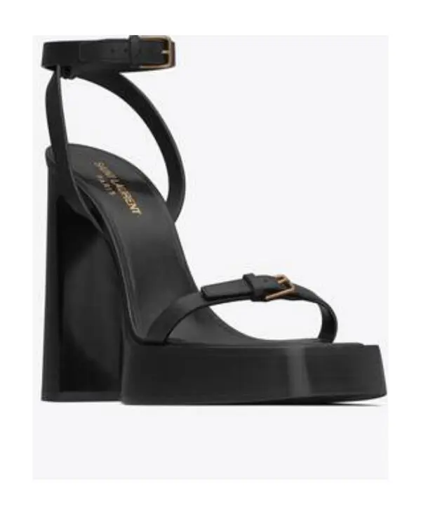Saint Laurent Platz Platform Sandals