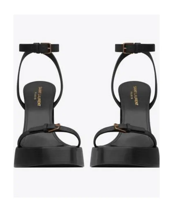 Saint Laurent Platz Platform Sandals