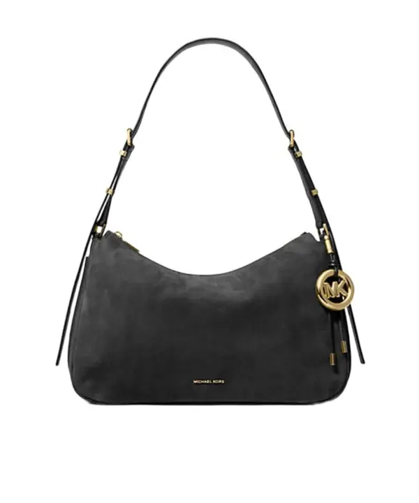 Michael Kors Michael Logo Charm Curved Shoulder Bag