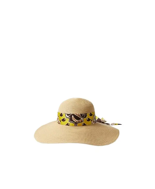 Valentino Garavani Roman Stud Wrapped Sun Hat - Nude