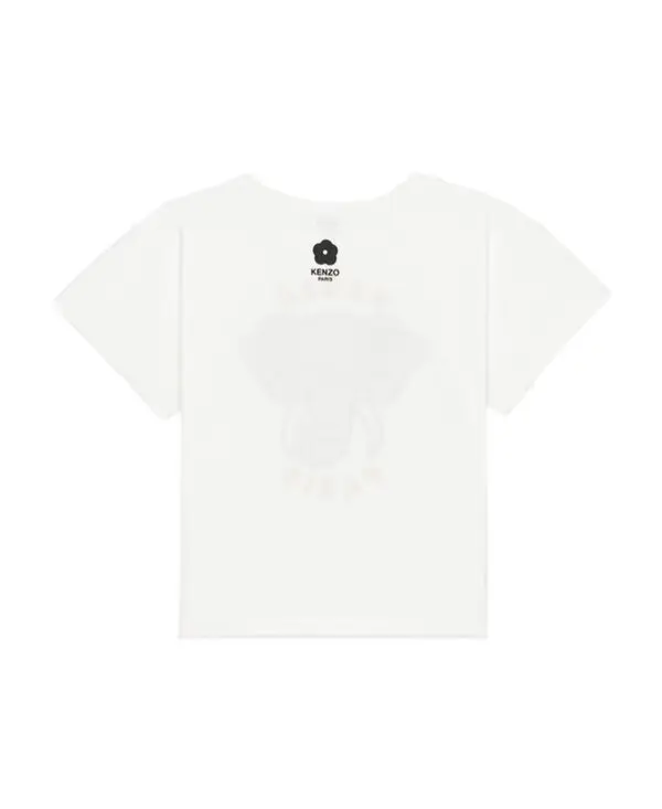 Kenzo Elephant Embroidered Crewneck T-shirt