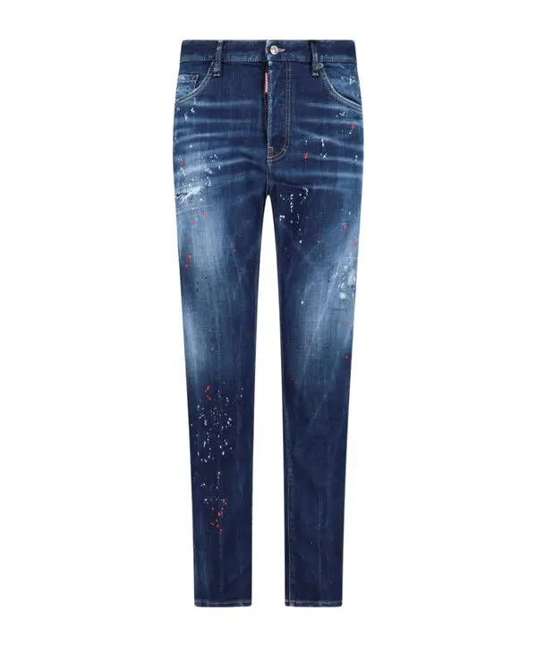 Dsquared2 Distressed Slim Jeans - Blue