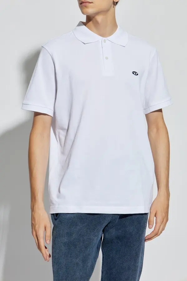DIESEL® T-rejust-doval-pj Logo Patch Polo Shirt
