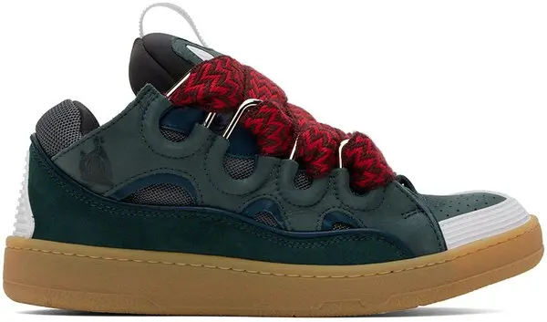 LANVIN Curb Low-top Sneakers - Green