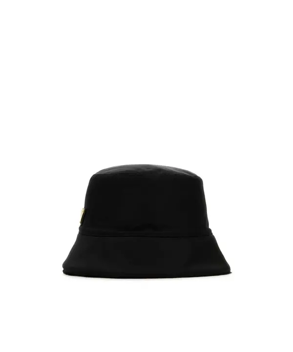 Prada Logo Bucket Hat - Black