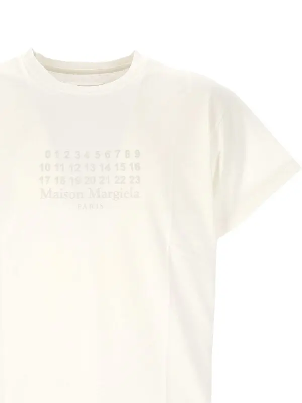 MAISON MARGIELA Logo Printed Crewneck T-shirt