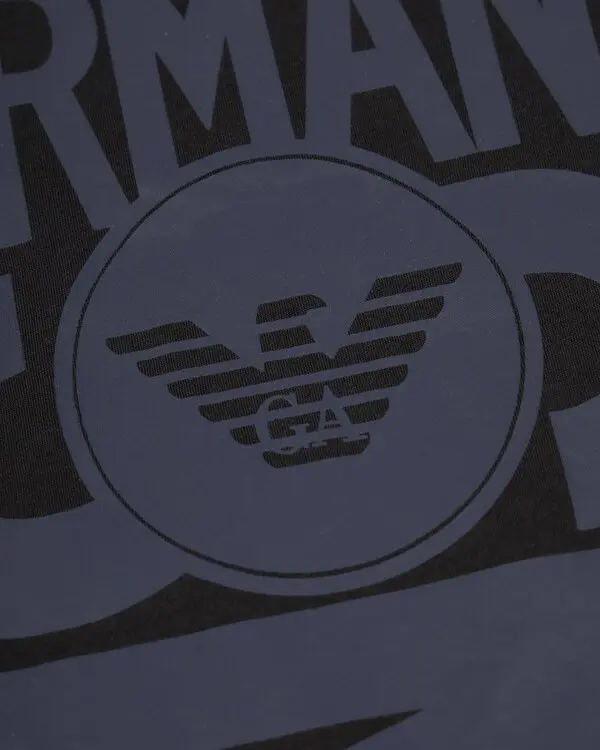 Emporio Armani Printed V-collar Short-sleeved T-shirt