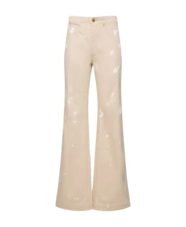 R13 Low-rise Loose Denim Pants - Nude