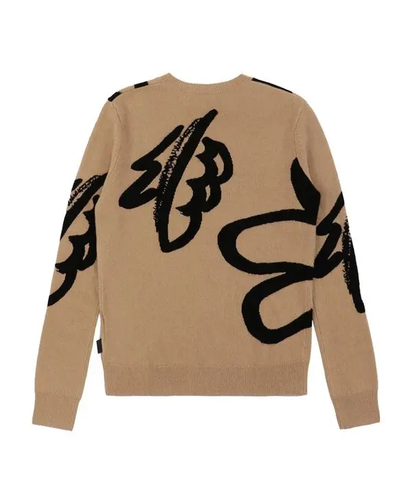 Burberry Round Neck Long Sleeve Sweater