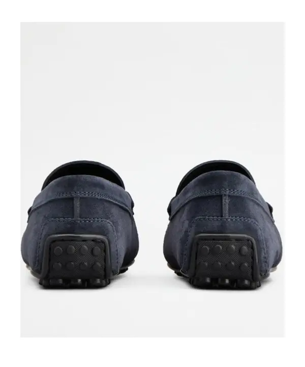 TOD'S City Gommino Driving Loafers With Logo Detail - Black