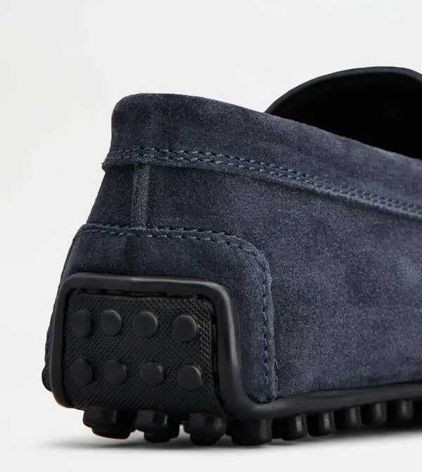 TOD'S City Gommino Driving Loafers With Logo Detail - Black