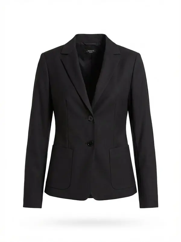 Max Mara Single-breasted Suit Coat With Notched Lapel