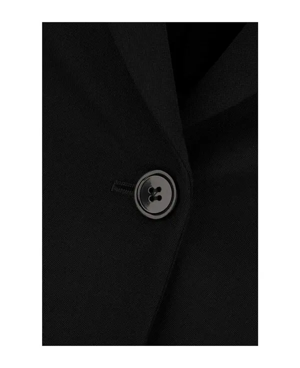 Alexander McQueen Wool Single-breasted Blazer - Black