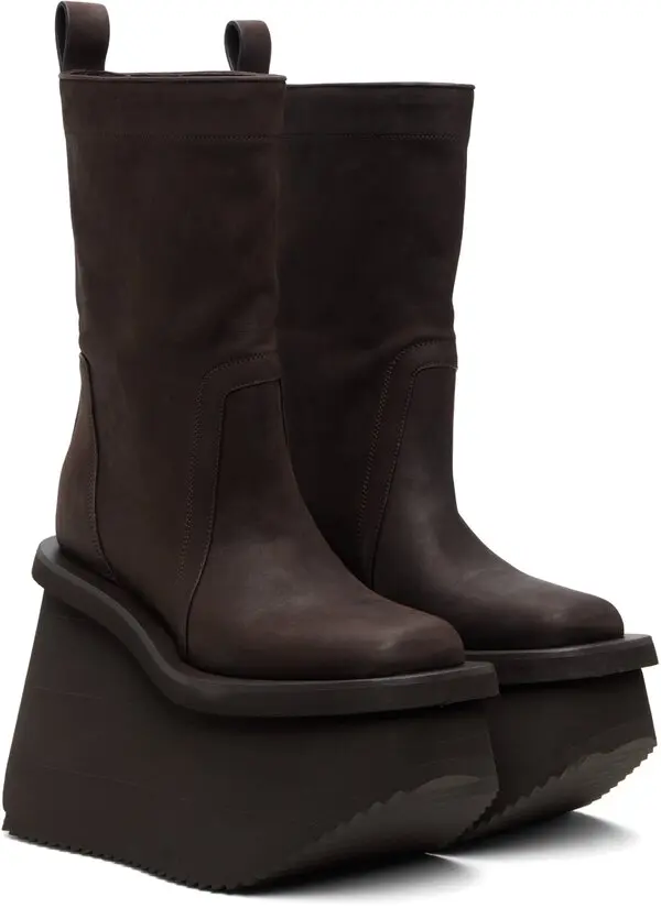 Rick Owens Concordians Factory Mid-calf Boots