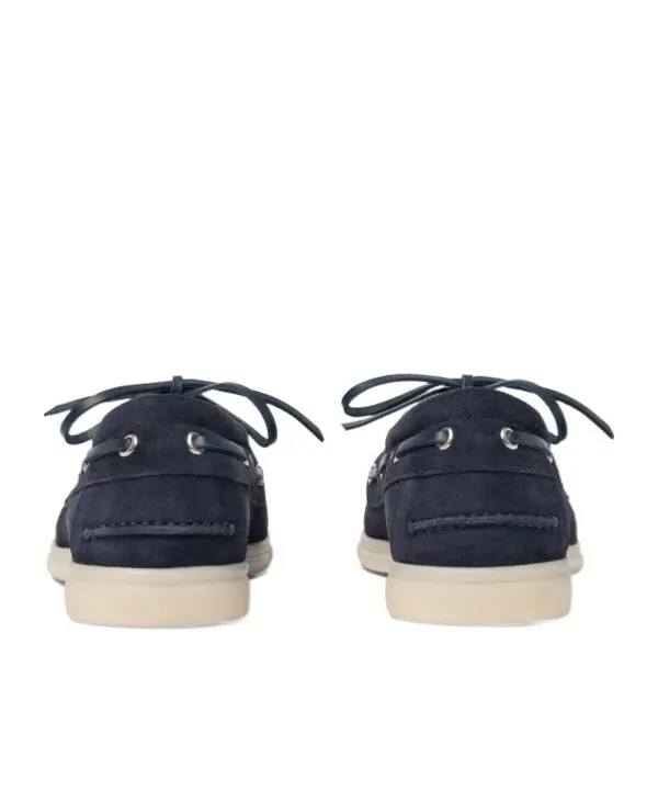 SCAROSSO Lia Suede Loafers - Blue