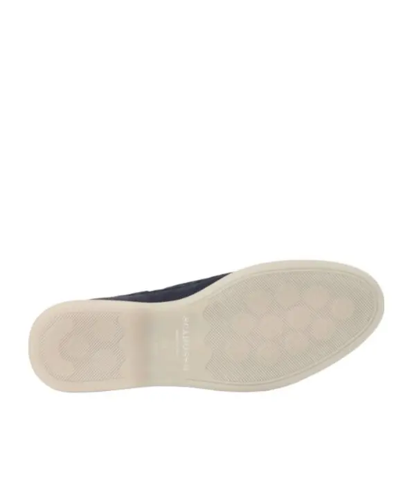 SCAROSSO Lia Suede Loafers - Blue