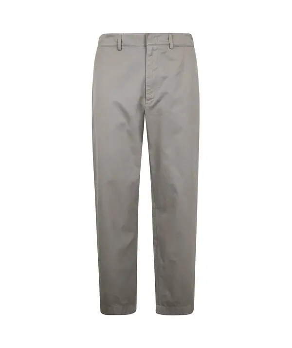 DEPARTMENT 5 Cotton Trousers - Dove-grey