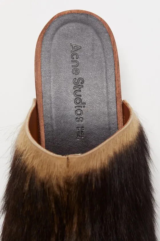 Acne Studios Wood Clogs