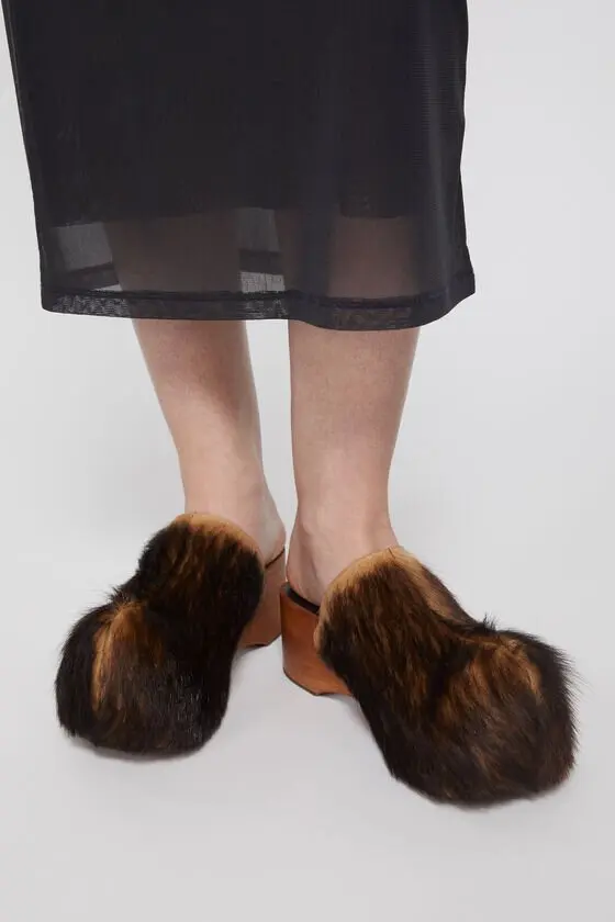 Acne Studios Wood Clogs