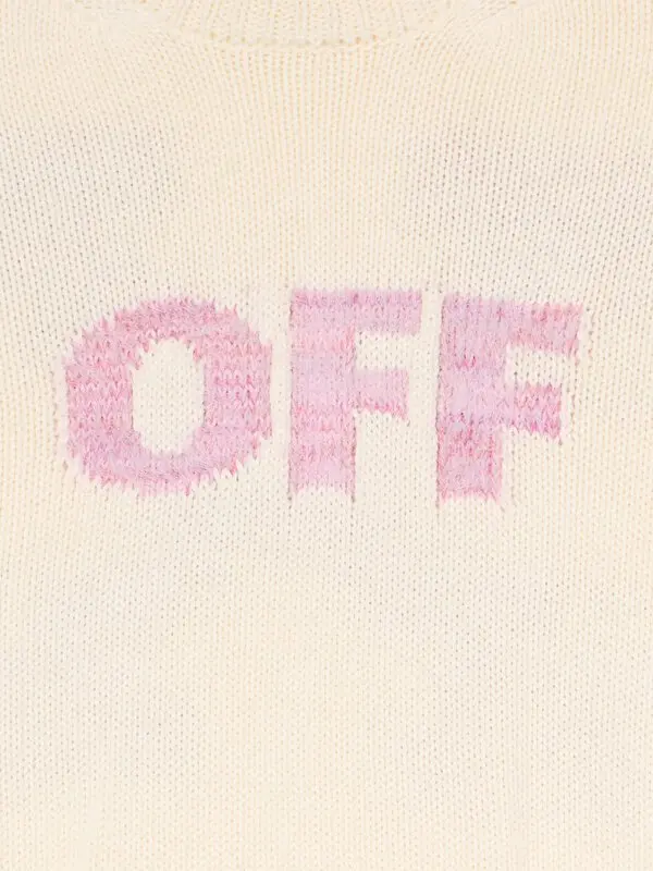 Off-White Terry Embroidery Arrow Logo Sweater