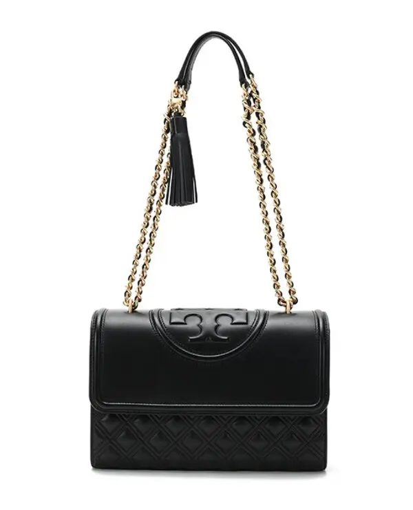 Tory Burch Fleming Convertible Shoulder Bag - Black