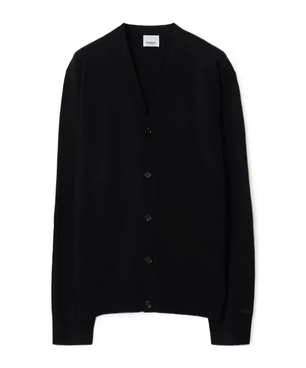 Burberry Logo Cashmere Knit Cardigan