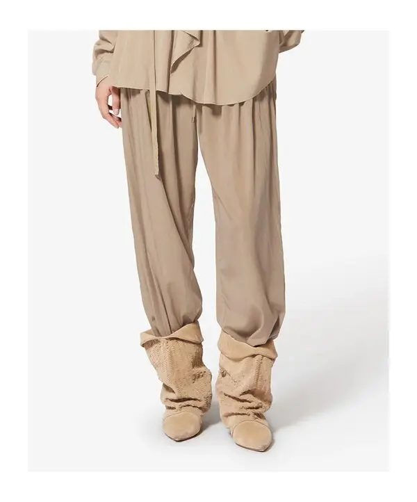 Isabel Marant Étoile Inaya Wide-leg Trousers - Khaki