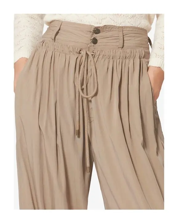 Isabel Marant Étoile Inaya Wide-leg Trousers - Khaki