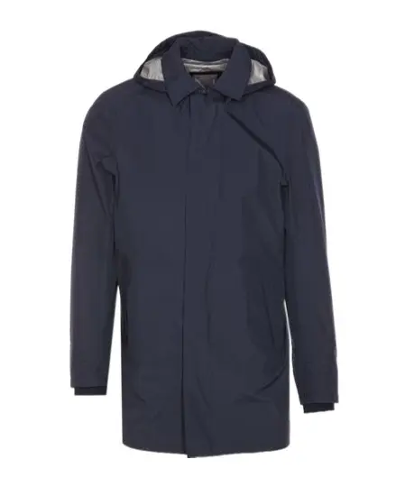Herno Long Sleeved Hooded Coat