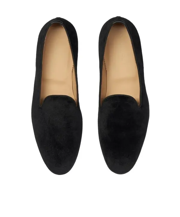 SCAROSSO Tommy Velvet Loafers