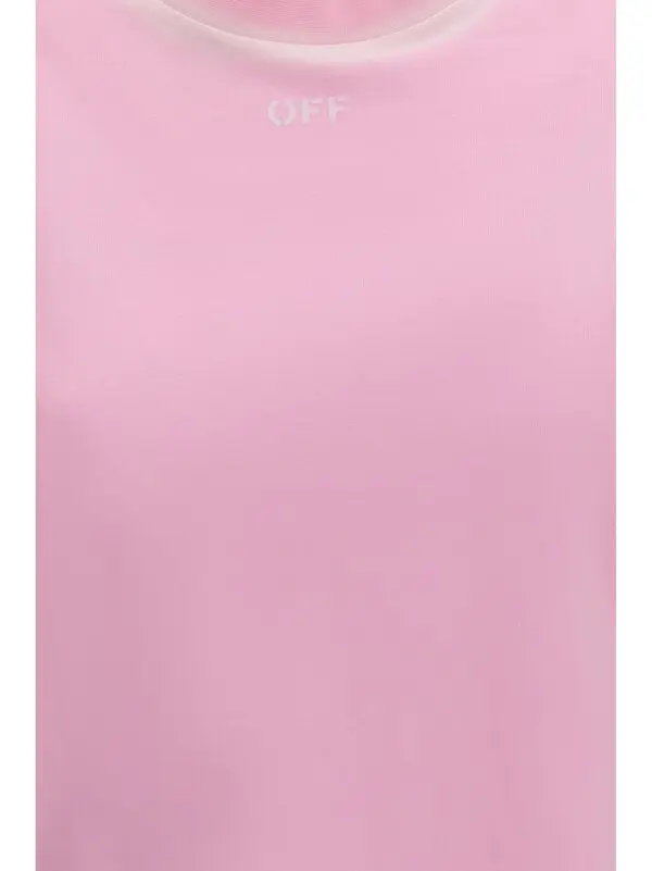 Off-White Spray Off" Boxy T-shirt - Pink