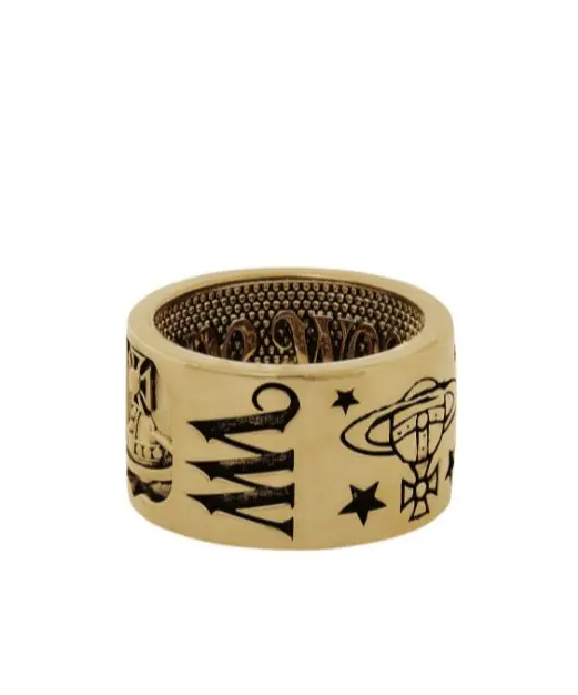 VIVIENNE WESTWOOD Lancelot Ring - Antiquegold