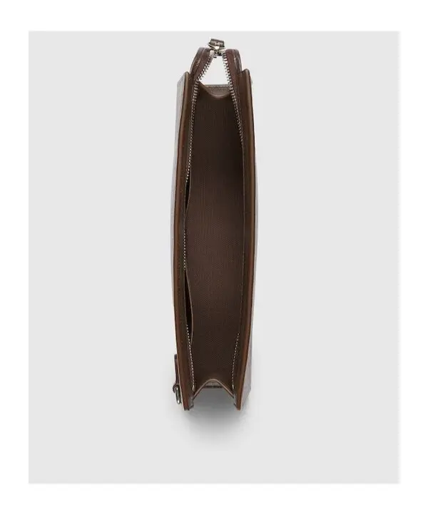 Gucci Monogrammed Canvas Clutch With Detachable Wristband