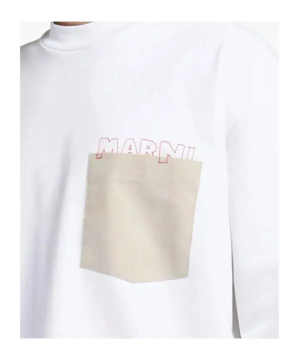 Marni Logo Printed Crewneck T-shirt