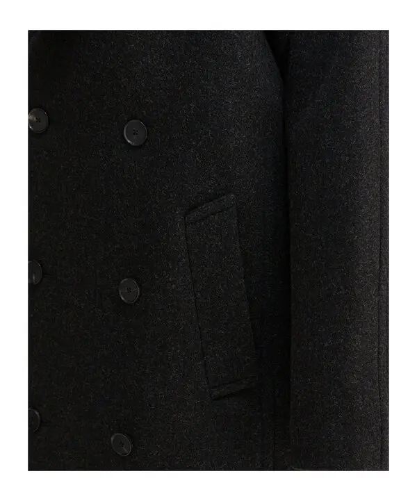 Auralee Long-sleeved Wool Coat