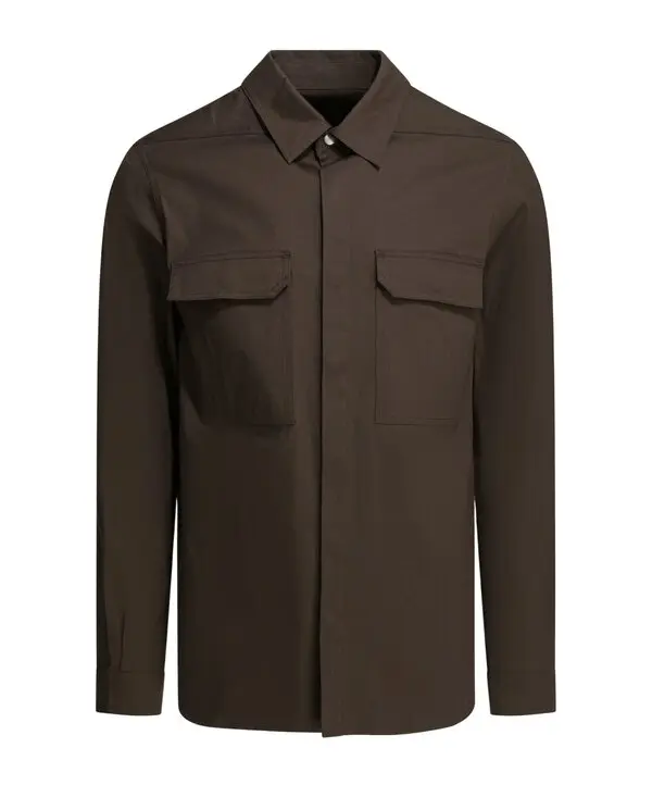 Rick Owens Long-sleeved Casual Jacket - Black