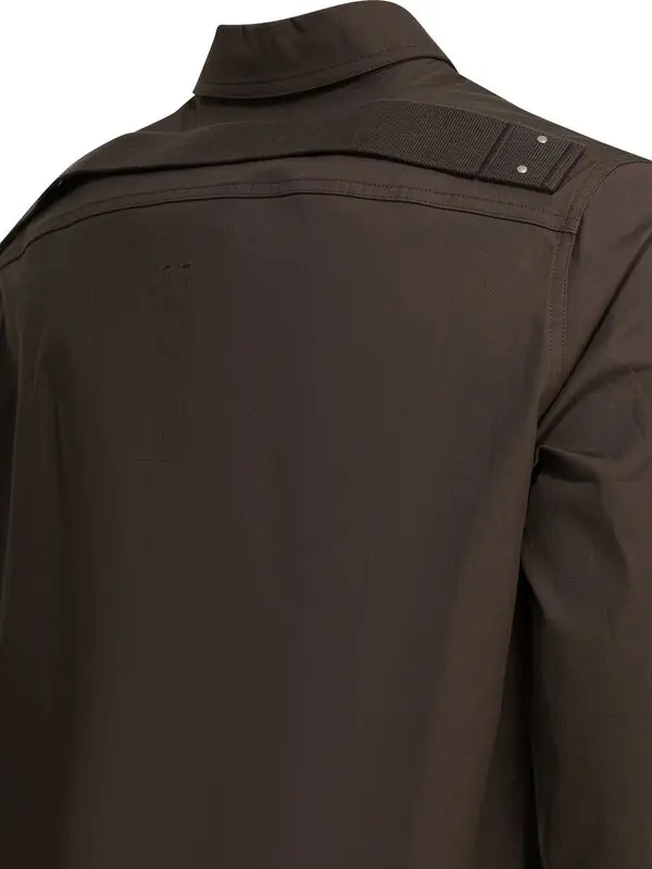 Rick Owens Long-sleeved Casual Jacket - Black