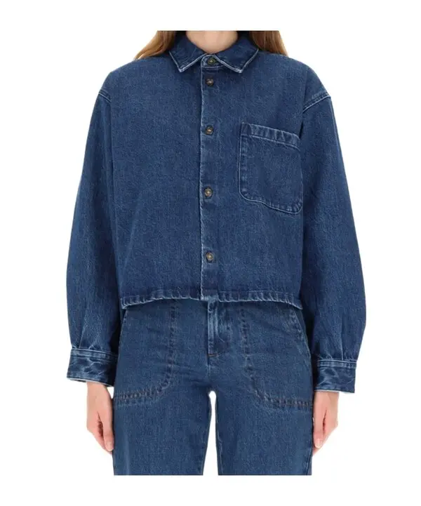A.p.c. Samantha Buttoned Denim Jacket