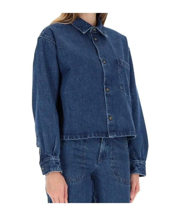 A.p.c. Samantha Buttoned Denim Jacket