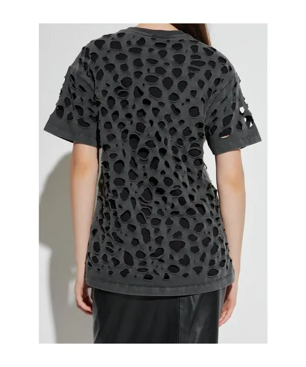 AVAVAV Cut-out T-shirt - Black