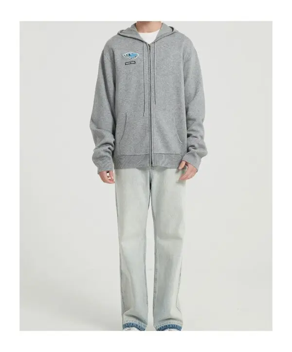 Marissa Chiara Long-sleeved Zip-up Sweatshirt