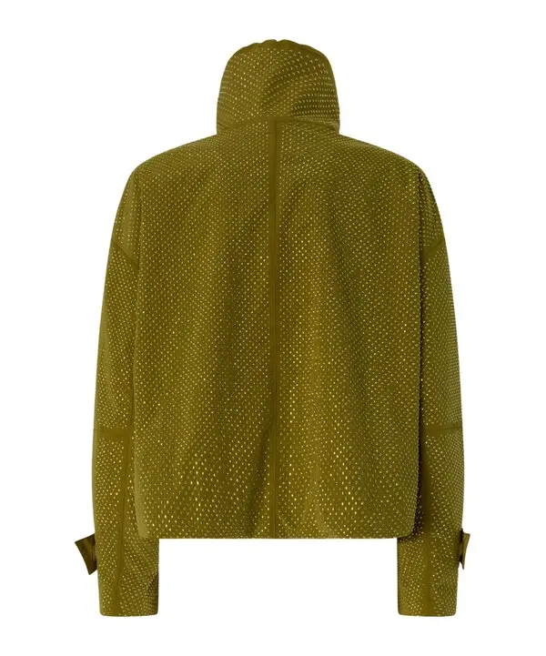 Pinko Rhinestone Hooded Jacket