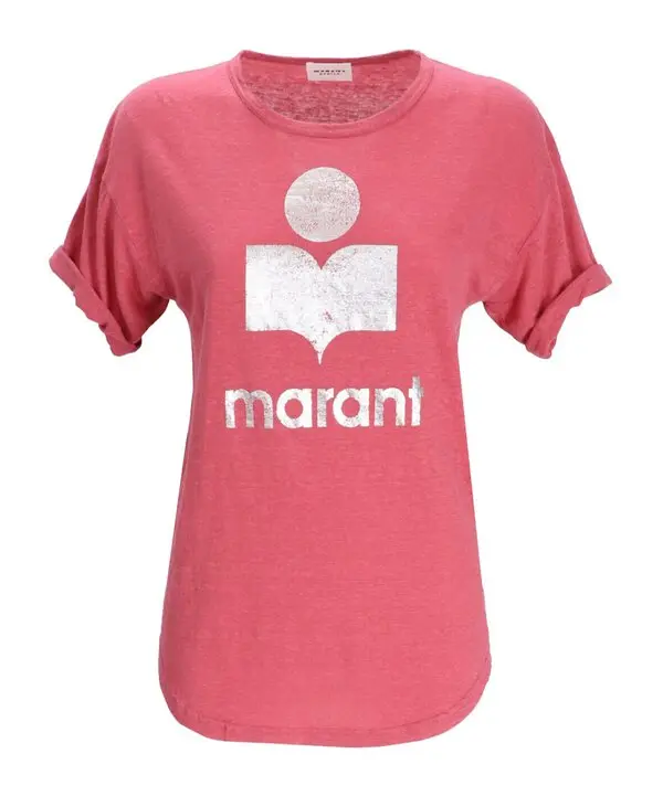 Isabel Marant Étoile Koldi Logo Printed Crewneck T-shirt