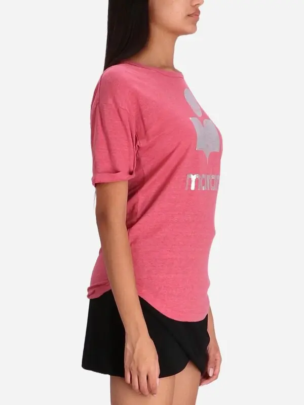 Isabel Marant Étoile Koldi Logo Printed Crewneck T-shirt